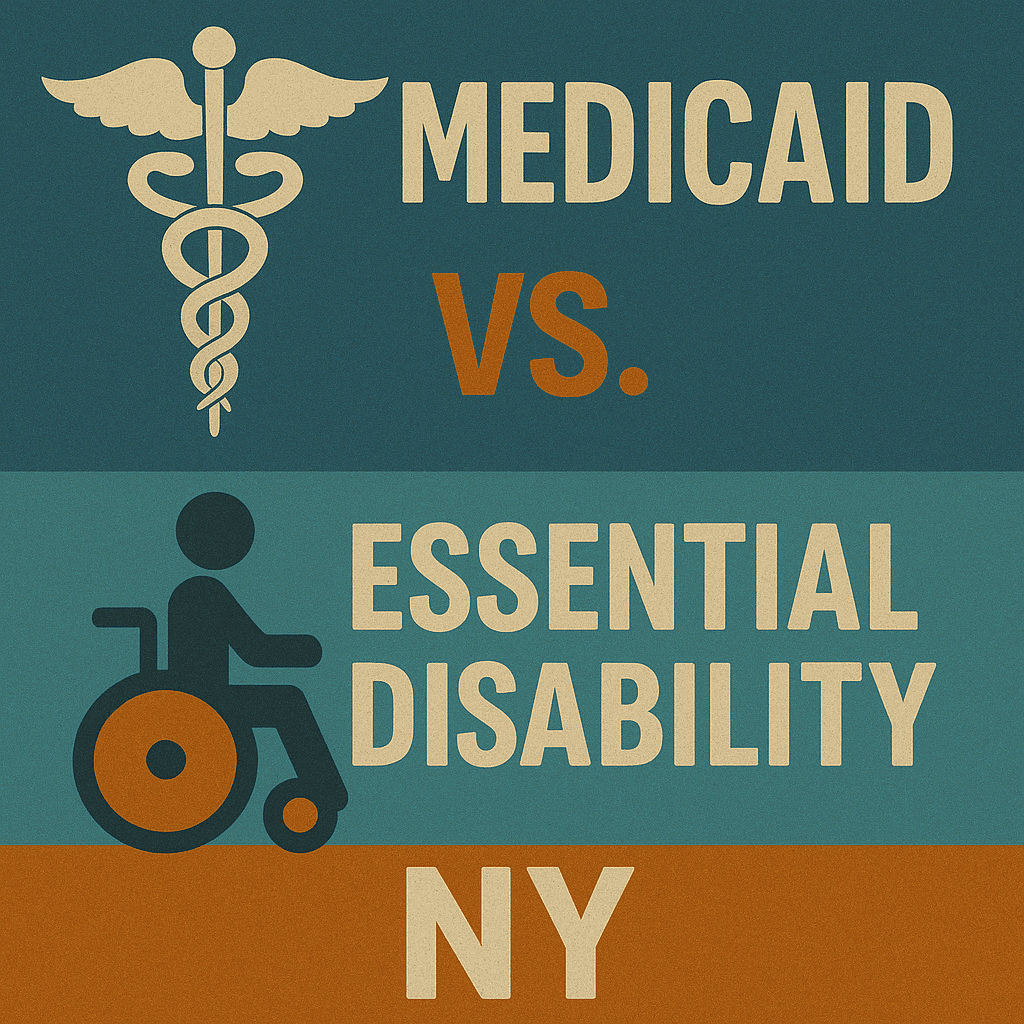 NY Public Disability Insurance, Medicaid & Essential Plan